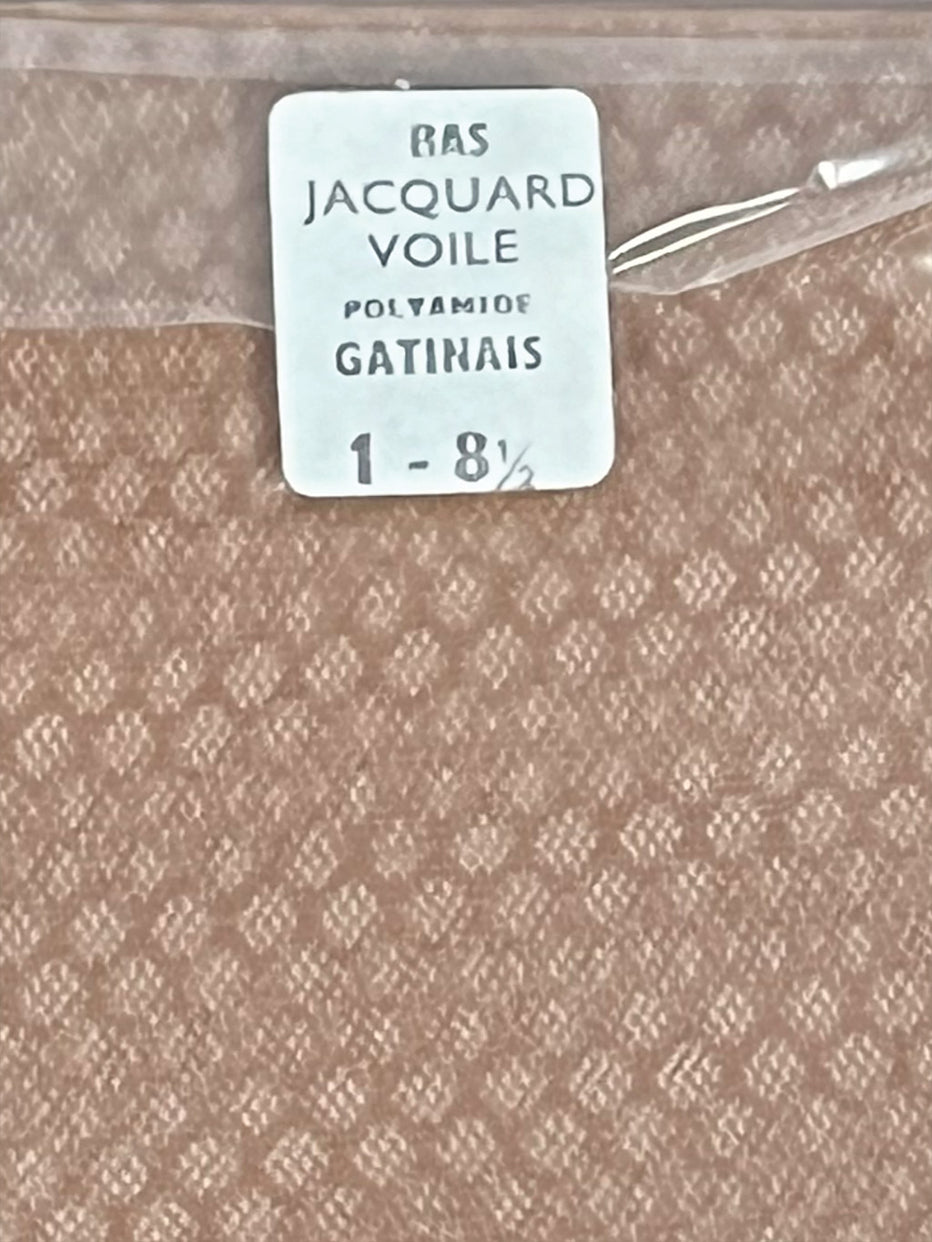 Vintage French RHT Jacquard Diamond Stockings - What Katie Did